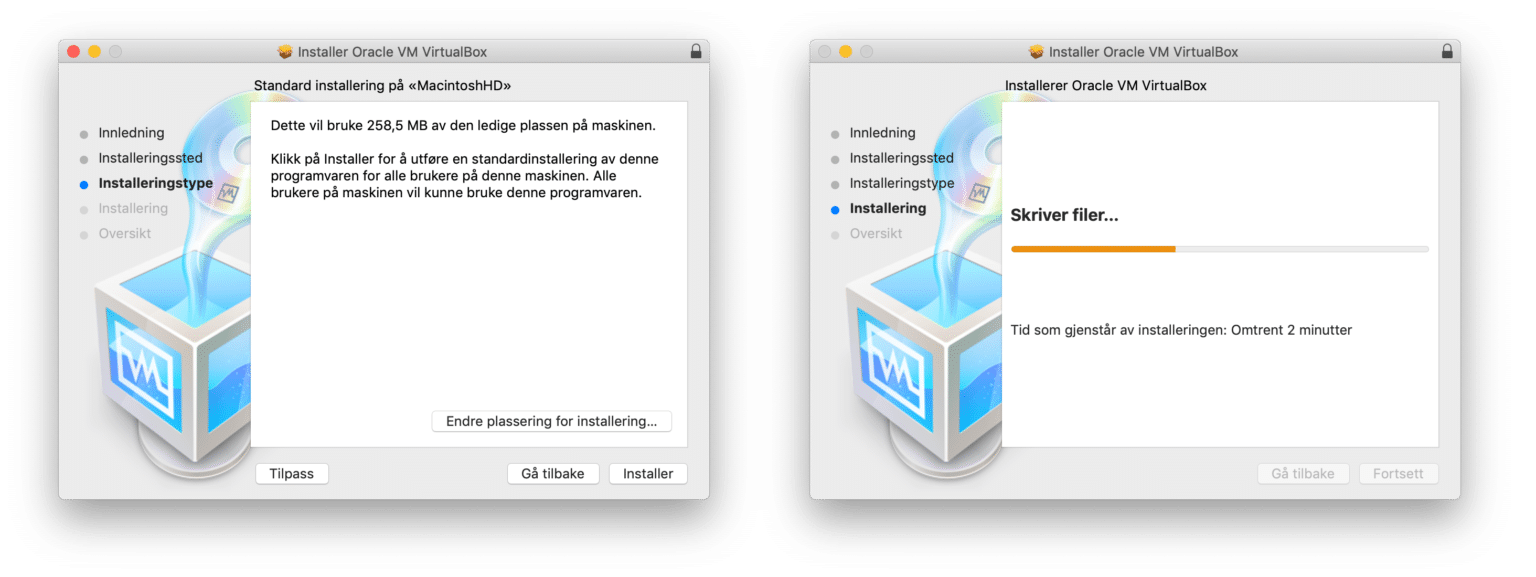 Windows 10 i VirtualBox — Multitek